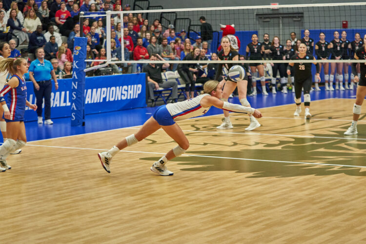 KU volleyball shows grit, sweeps Omaha in NCAA Tournament; will face ...